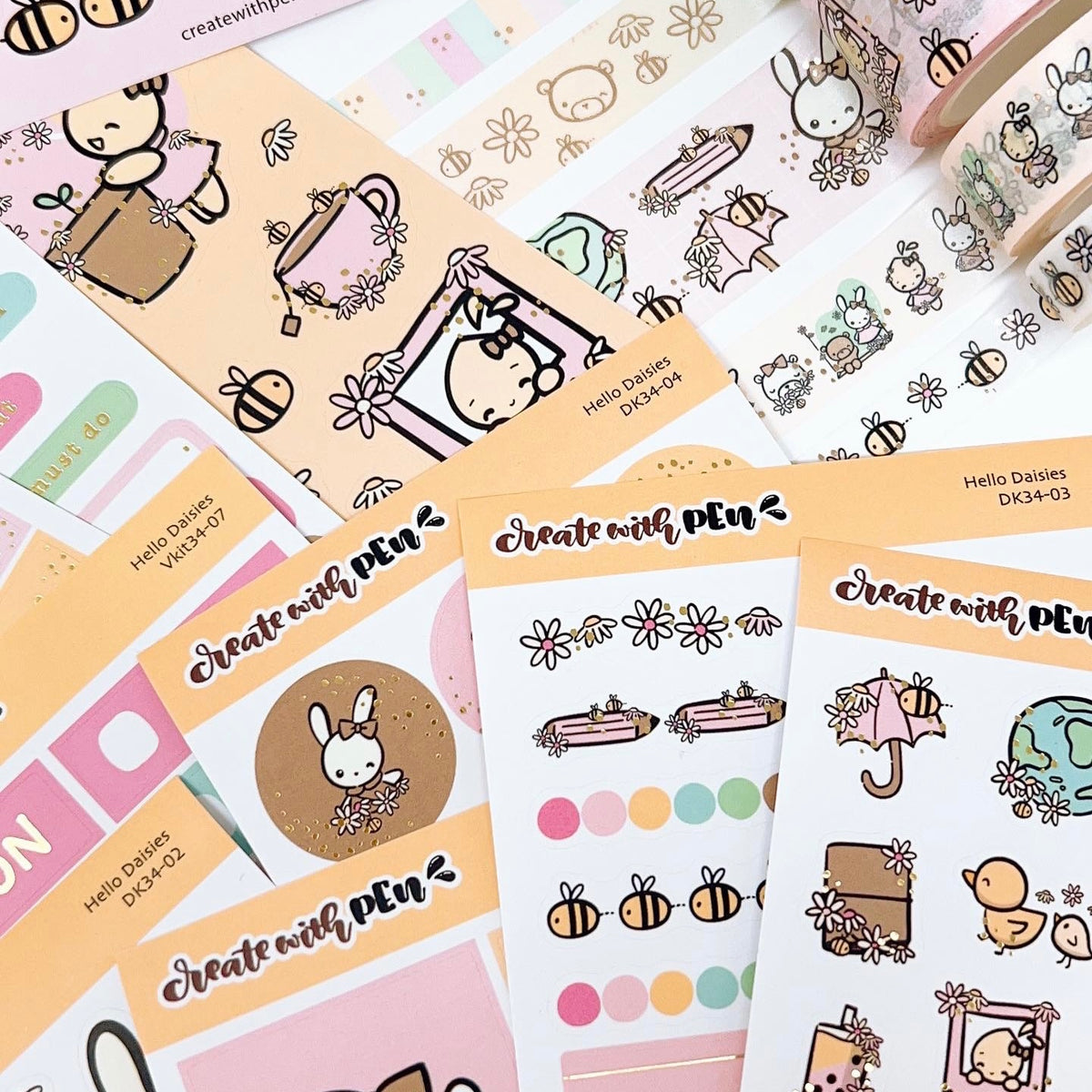 KIT34 | Hello Daisies | Dec 2022 COLLECTION – Create with Pen